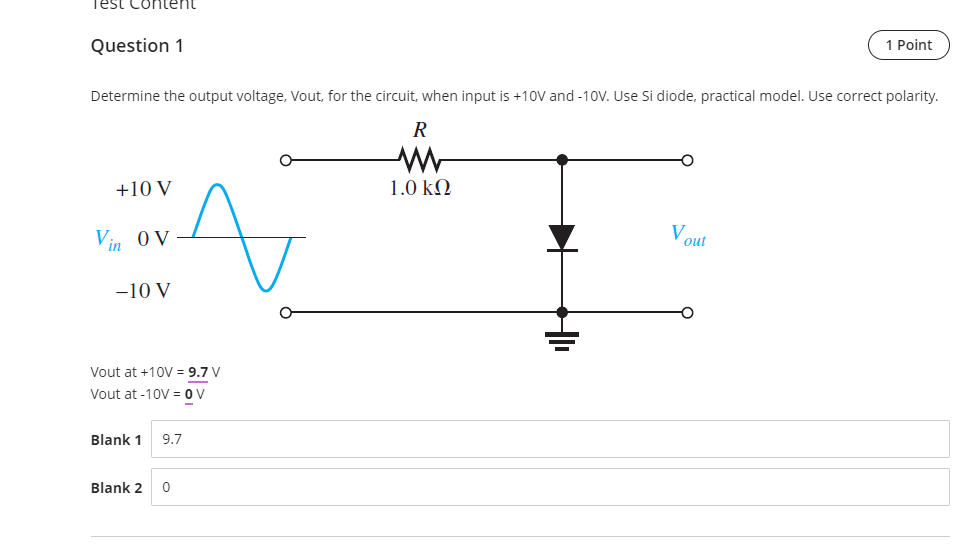 Solved Test content Question 1 1 Point Determine the output | Chegg.com Solved Test content Question 1 1 Point Determine the output | Chegg.com