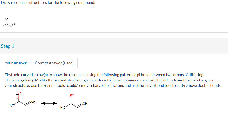 Solved Draw resonance structures for the following compound: | Chegg.com