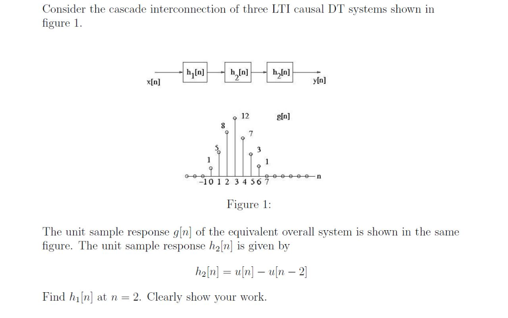 Solved Consider the cascade interconnection of three LTI | Chegg.com