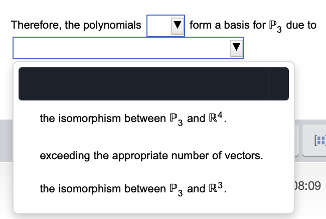 Solved Determine whether the following set of polynomials | Chegg.com