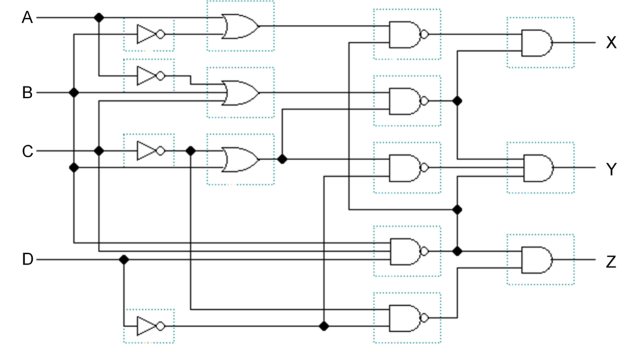 Solved Determine the number of transistors utilized in this | Chegg.com