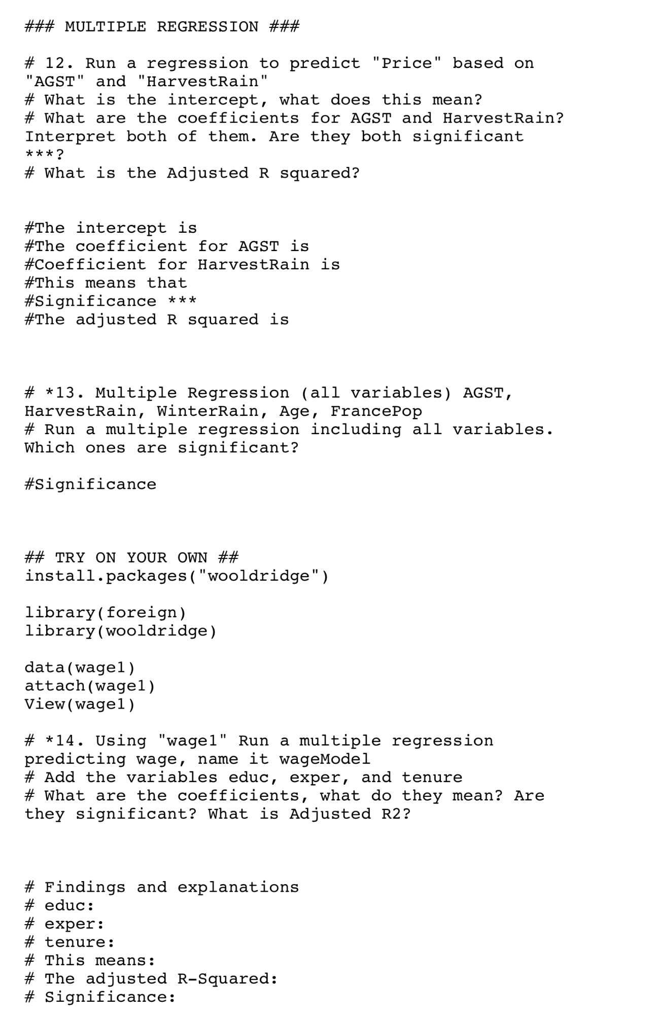 Solved \#\#\# Your Name \#\#\# \#INSTRUCTIONS \#Type the | Chegg.com