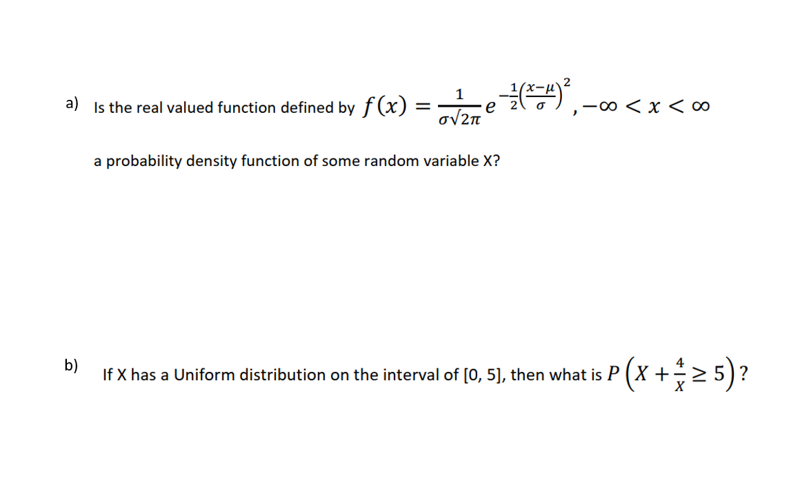 Solved 2 1 Is the real valued function defined by f(x) 264) | Chegg.com
