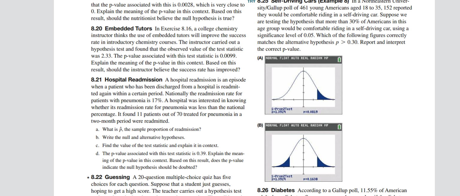 Solved TRY 8.2 ng Cars (Example 8) In a Northeastern Univer- | Chegg.com