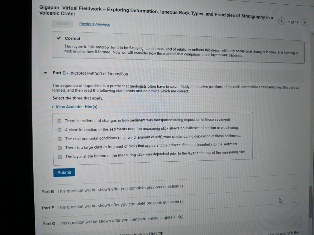 Gigapan: Virtual Fieldwork- Exploring Deformation, | Chegg.com