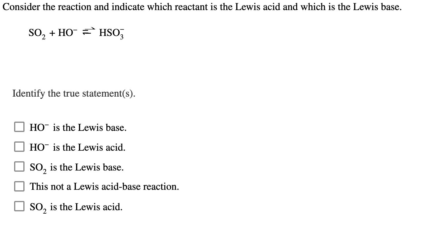 Solved Consider the reaction and indicate which reactant is | Chegg.com