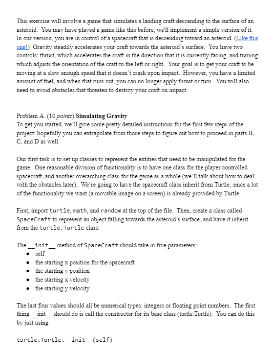 Solved This exercise will involve a game that simulates a | Chegg.com