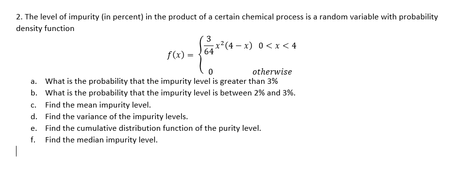 Solved Need help solving parts E. (Find the cumulative | Chegg.com