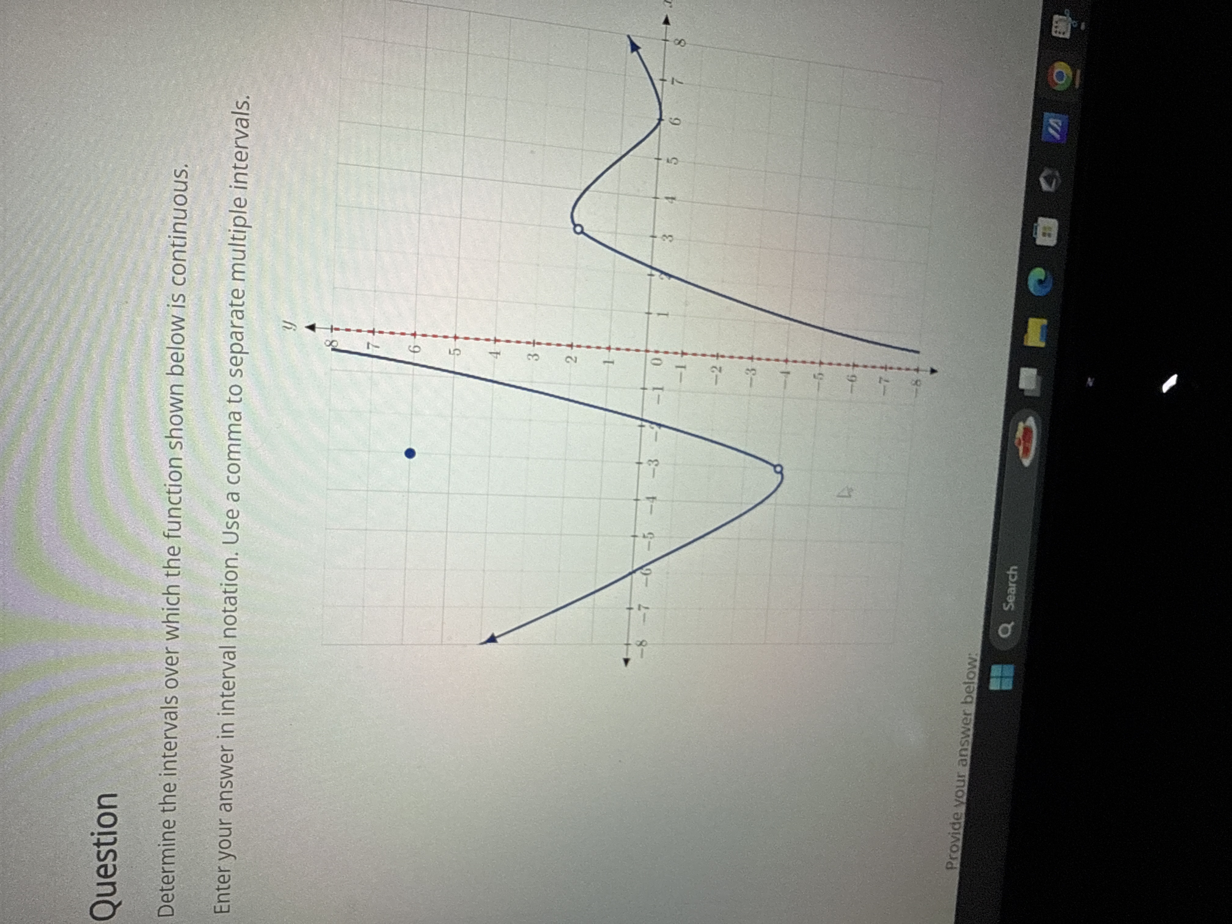 Solved QuestionDetermine the intervals over which the | Chegg.com