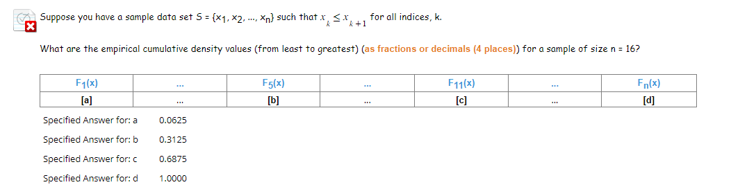 Solved Suppose you have a sample data set S={x1,x2,...,xn} | Chegg.com