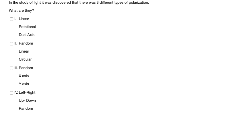 Solved In the study of light it was discovered that there | Chegg.com