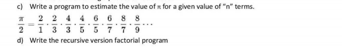 Solved Write a c programming code c) Write a program to | Chegg.com