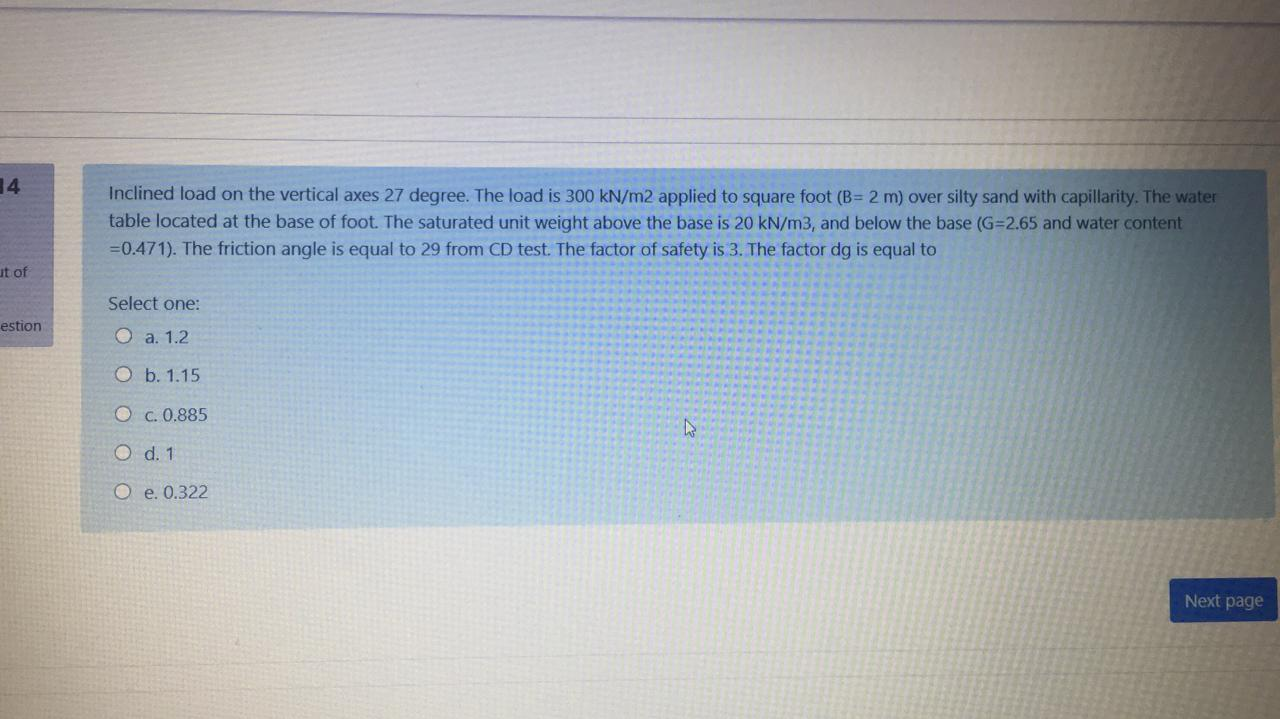 Solved 14 Inclined load on the vertical axes 27 degree. The | Chegg.com