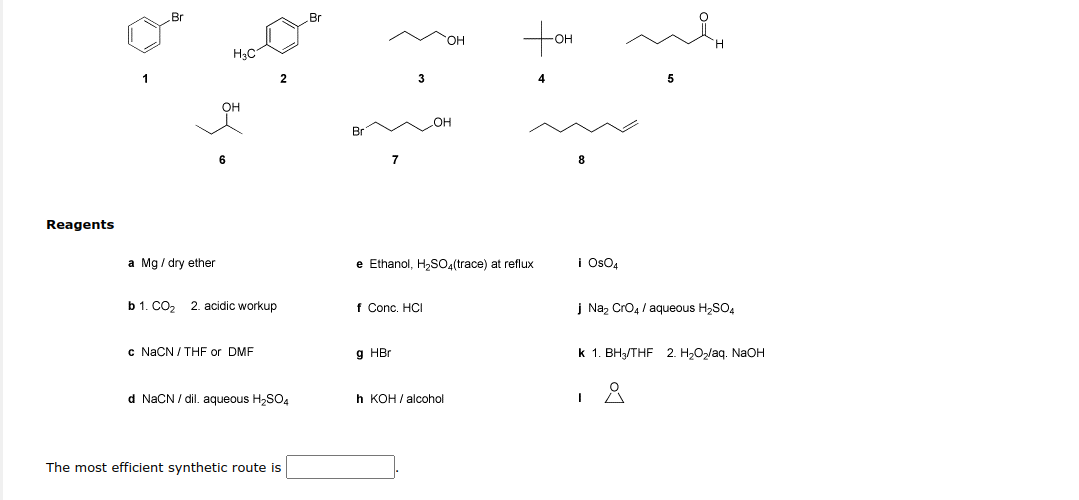 Solved Devise the most efficient synthesis for the | Chegg.com