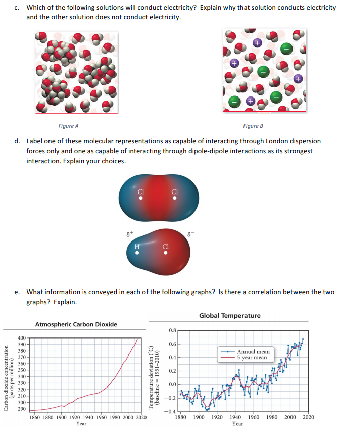 Solved a. Interpret the following molecular level | Chegg.com