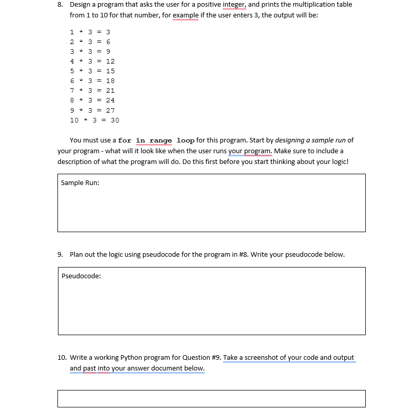 Solved 8. Design a program that asks the user for a positive | Chegg.com