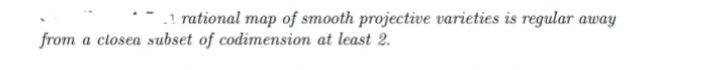 Solved - . - . rational map of smooth projective varieties | Chegg.com