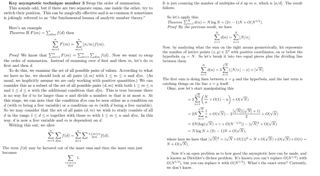 Swapping the order of summation practice. In each of | Chegg.com