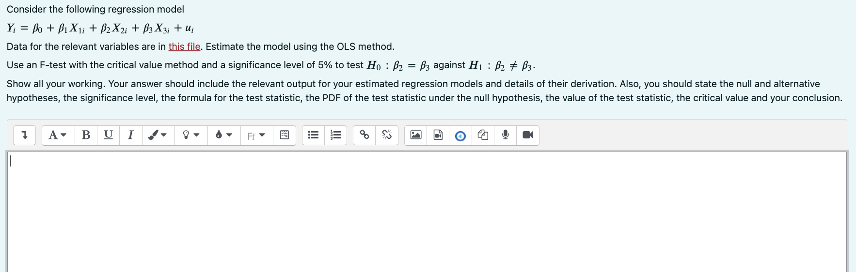 Solved Model 1: OLS, using observations 1-74 Dependent | Chegg.com