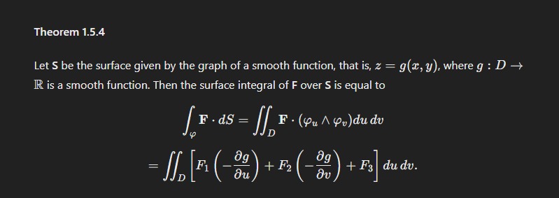 Solved Theorem 1.5.4EXPLICIT PROOFLet S be ﻿the surface | Chegg.com