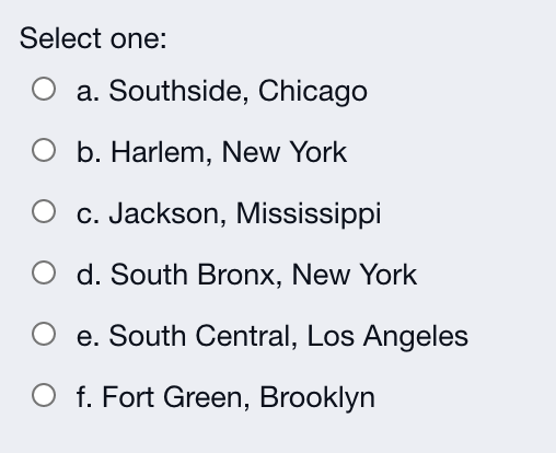 Solved 1- Based on the readings, documentary Hip | Chegg.com