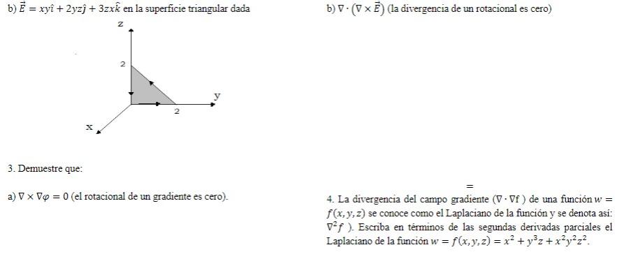 Solved Activity 8 The 𝛁 operator (Nabla) (Div, Grad, Curl | Chegg.com