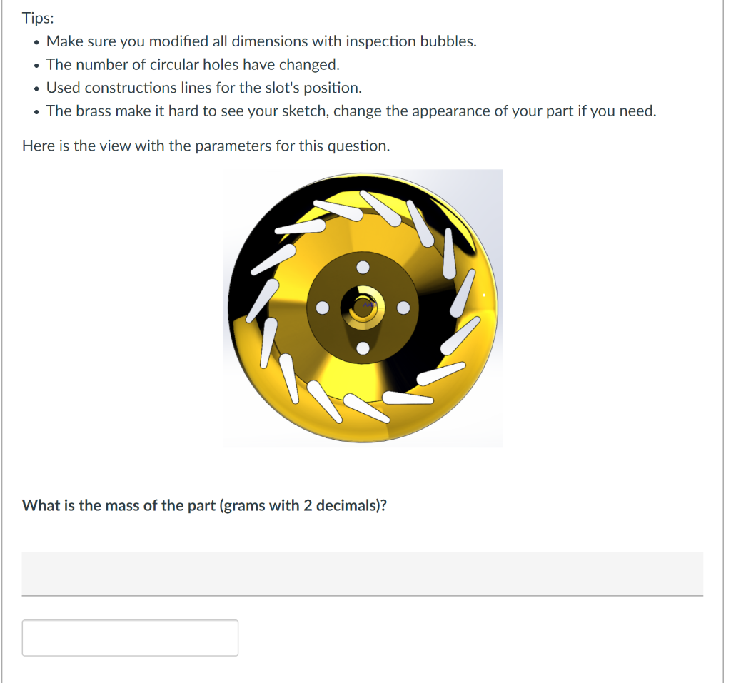 Solved Create the part shown below. Unit system: MMGS | Chegg.com