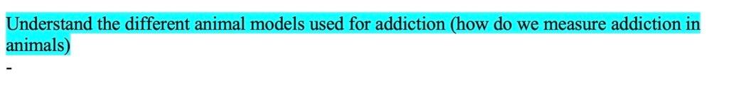 Solved Understand the different animal models used for | Chegg.com