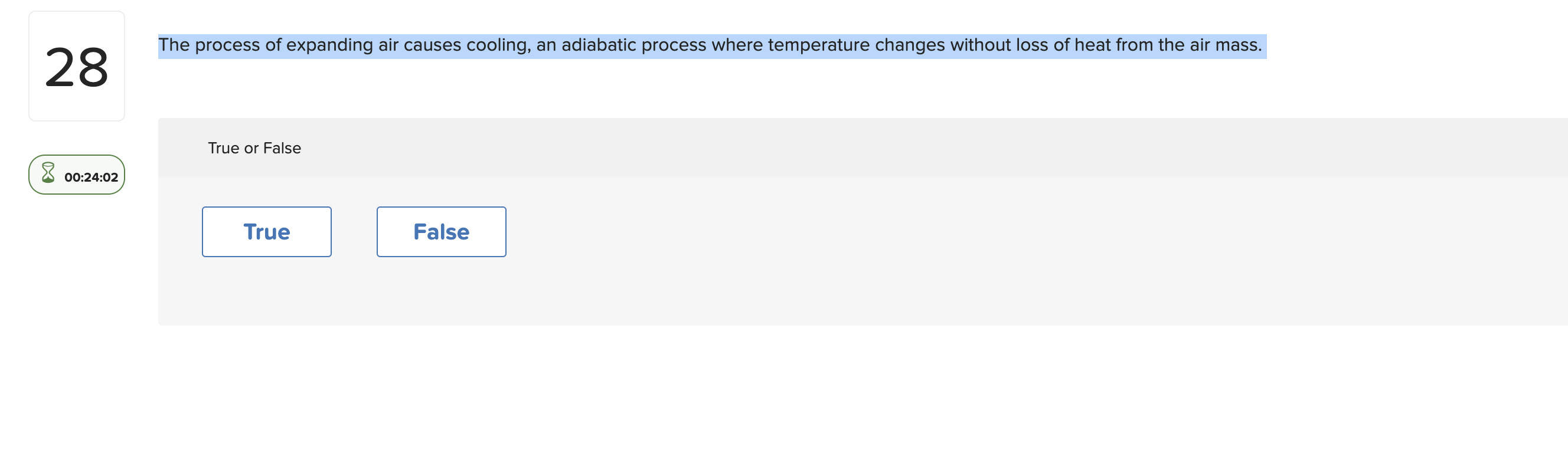 Solved The process of expanding air causes cooling, an | Chegg.com