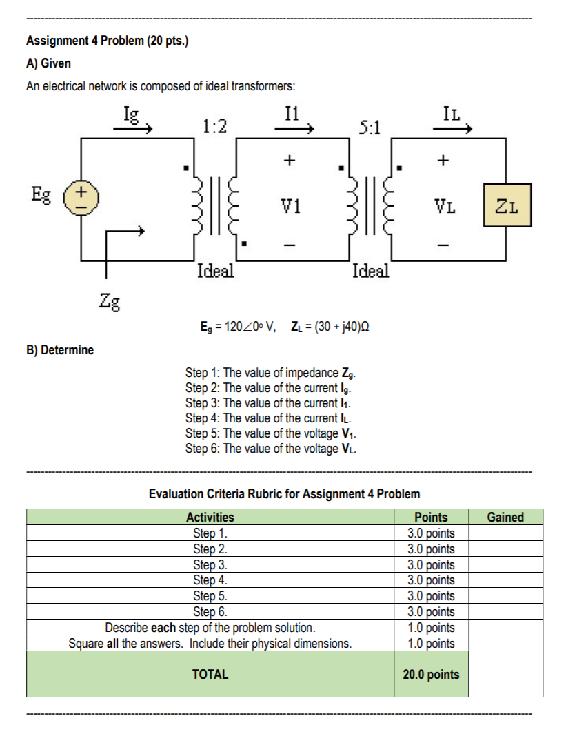 Solved Circuit Analysis II The exercise should be done and | Chegg.com