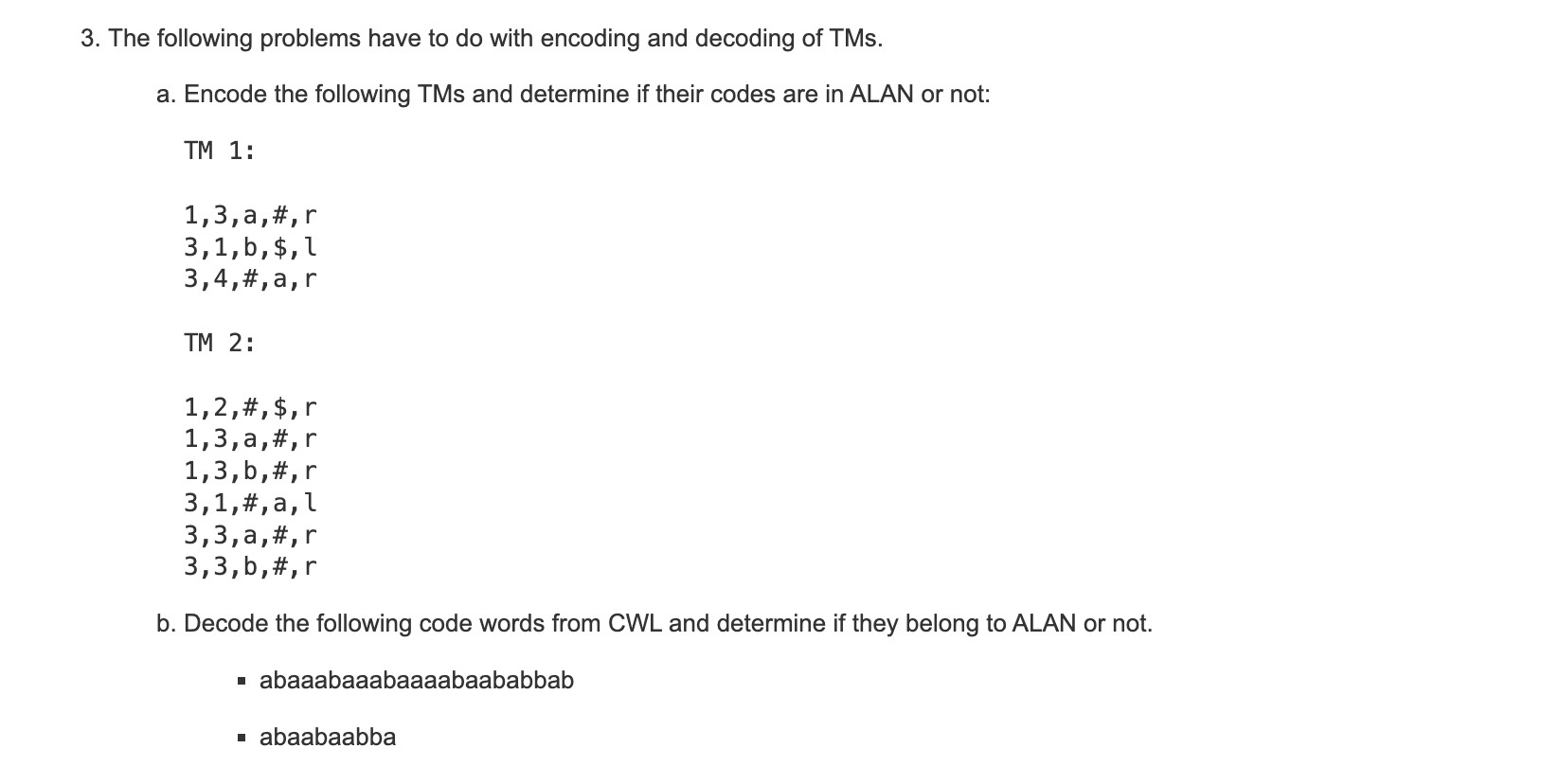 Solved by an EXPERT Theory of ﻿computation:The following problems have | Chegg.com