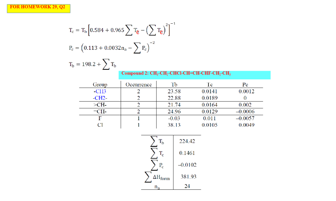Solved A compound has a critical temperature of 900∘R, a | Chegg.com