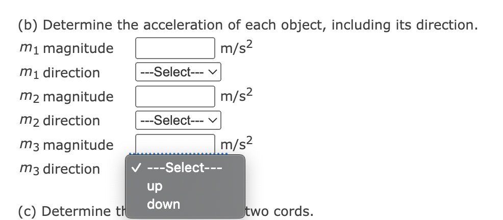 Solved Three blocks are connected on the table as shown | Chegg.com