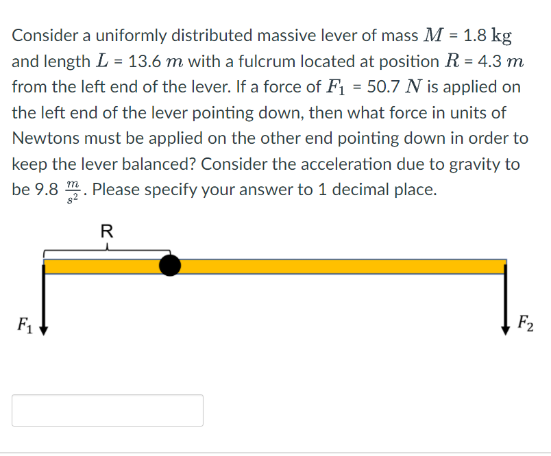 Solved The Only Force Acting On An Object Moving Along