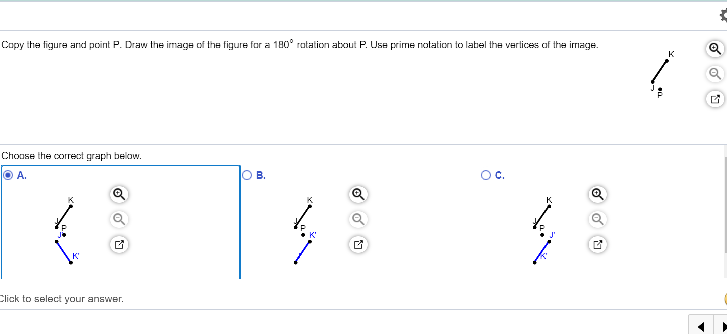 Solved Copy the figure and point P. Draw the image of the | Chegg.com