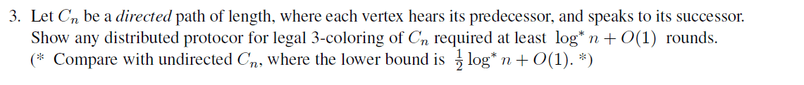 Solved 3. Let Cn be a directed path of length, where each | Chegg.com