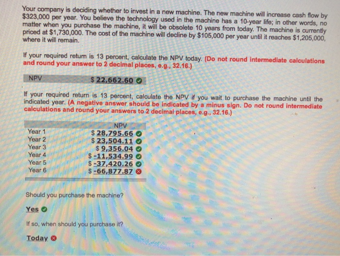 Solved Your company is deciding whether to invest in a new | Chegg.com