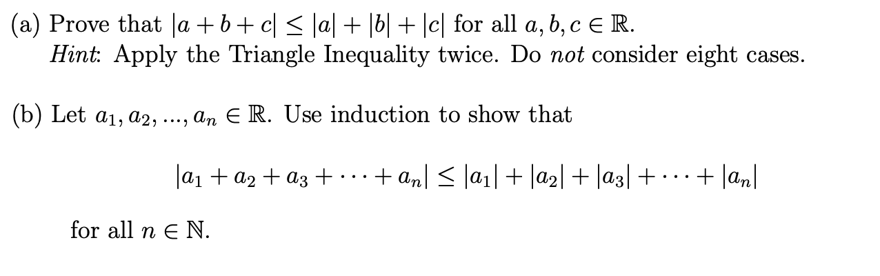Solved Answer the following real analysis question (both | Chegg.com