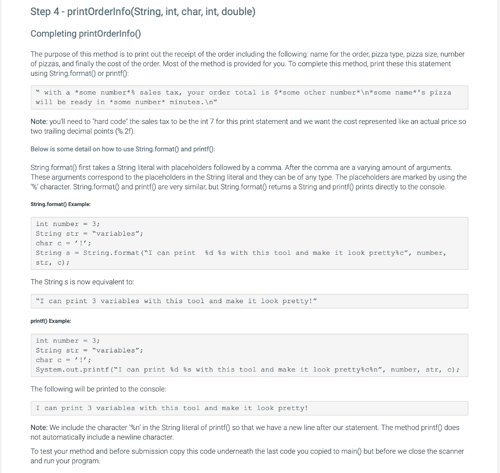 Solved 18.6 Krazy Karl's Pizza Order App Switch Statements | Chegg.com