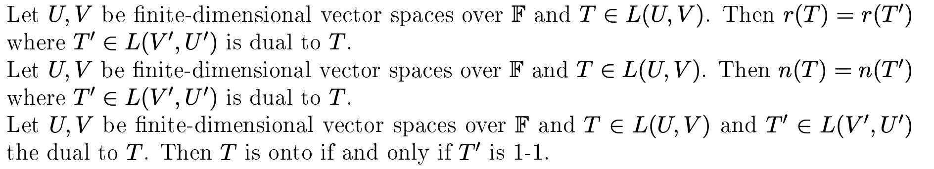 Solved Let U, V be finite-dimensional vector spaces over F | Chegg.com