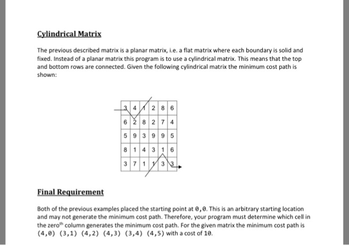 Solved The Problem You must write a program that will | Chegg.com