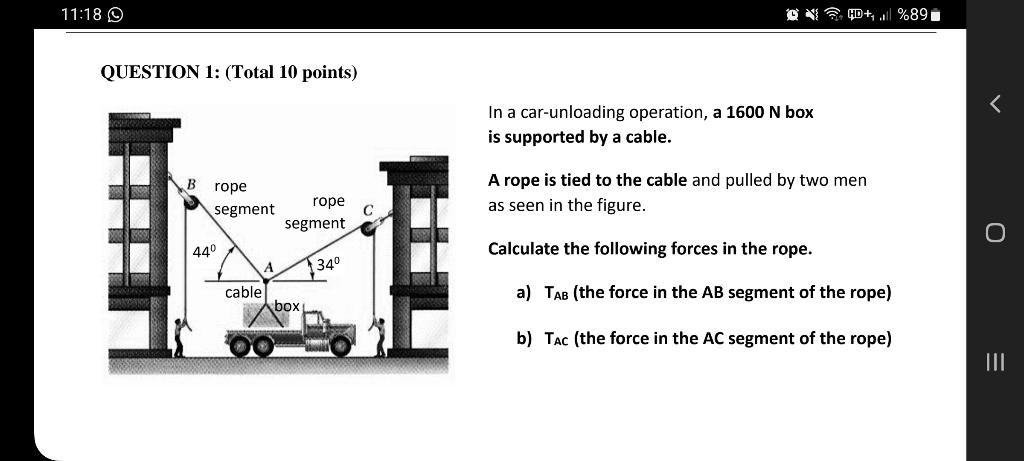Solved QUESTION 1: (Total 10 points) In a car-unloading | Chegg.com Solved QUESTION 1: (Total 10 points) In a car-unloading | Chegg.com