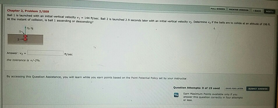 Solved FULL SCREEN PRINTER VERSION BACK NEXT Chapter 2, | Chegg.com