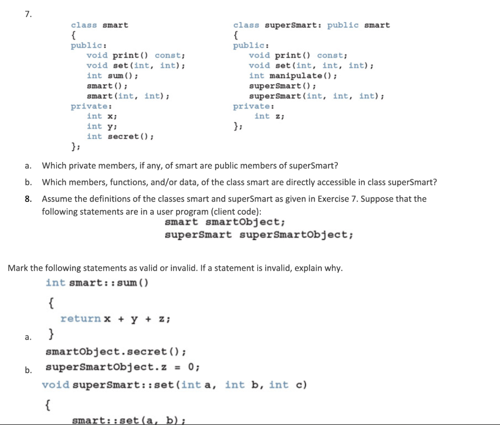 Solved Mark the following statements as valid or invalid. If | Chegg.com