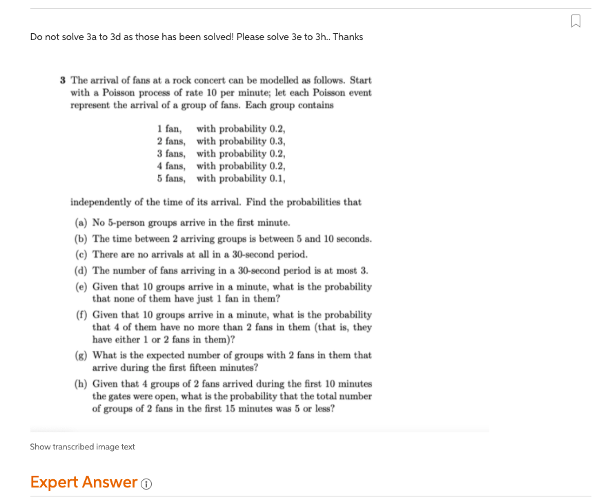 Solved Do Not Solve 3a To 3d As Those Has Been Solved! 