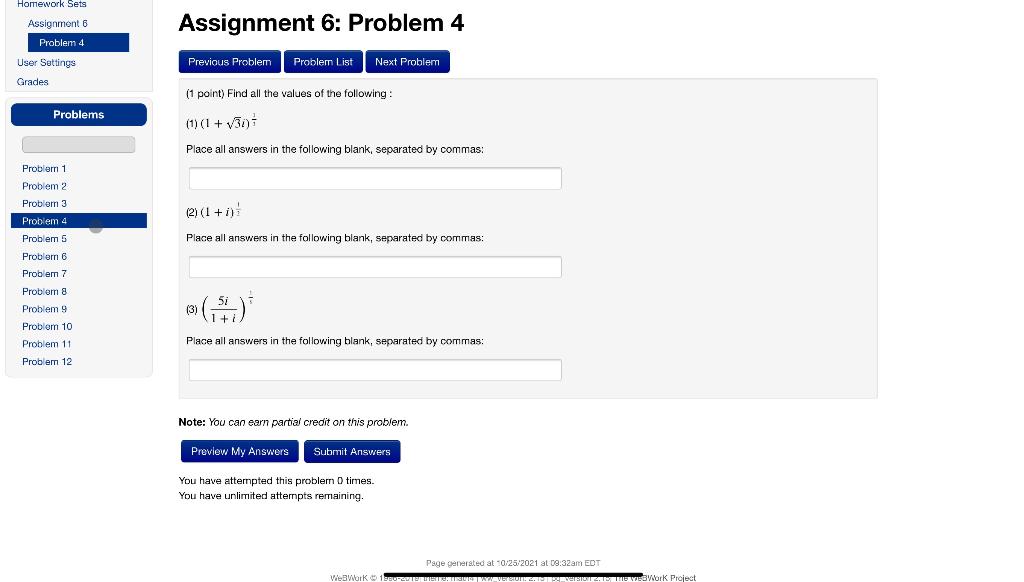 Solved Homework Sets Assignment 6: Problem 4 Assignment 6 | Chegg.com