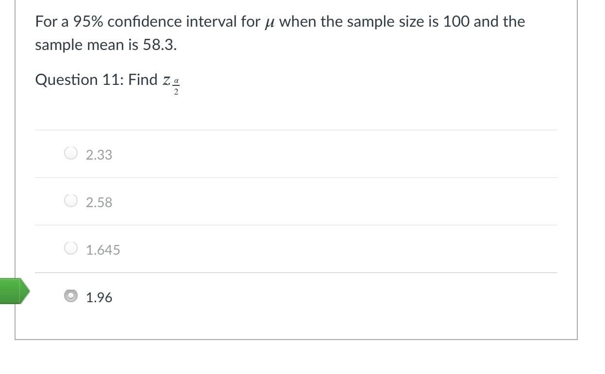 Solved how do I find the z value of 0.025 in the z table | Chegg.com