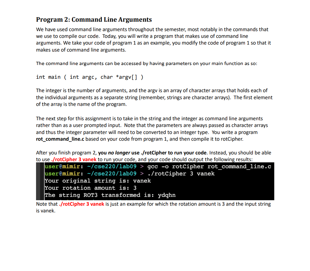 Solved I M Coding In C For Program 1 Please Include The Chegg