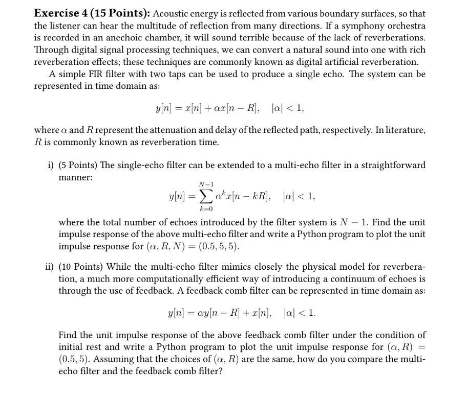 Solved Exercise 2 (5 Points): Let x[n]=u[n]−u[n−3] and | Chegg.com