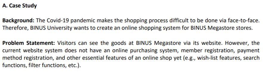 Solved A. Case Study Background: The Covid-19 pandemic makes | Chegg.com